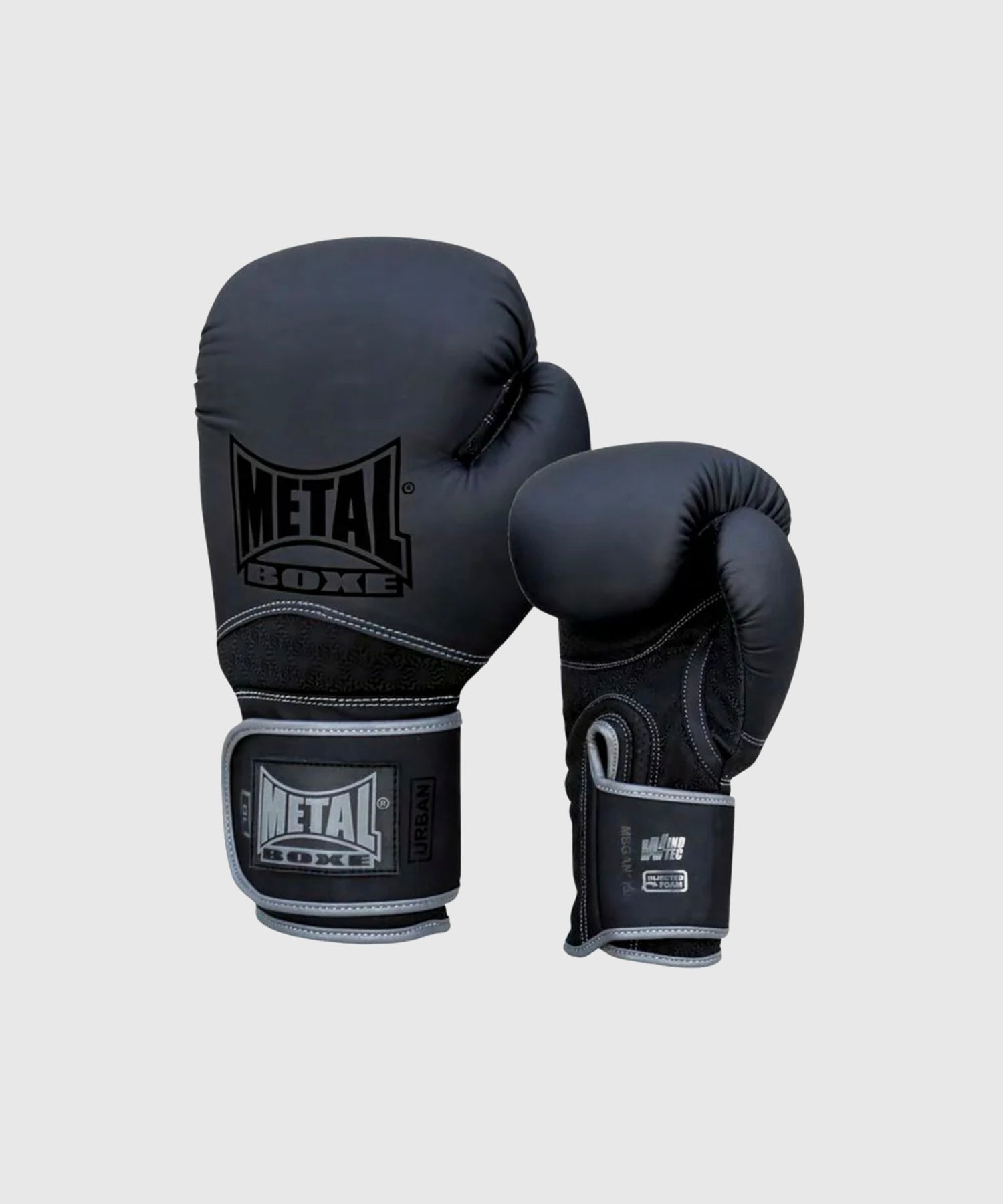 Metal Boxe Urban Boxing Gloves – Black – Dragon Bleu
