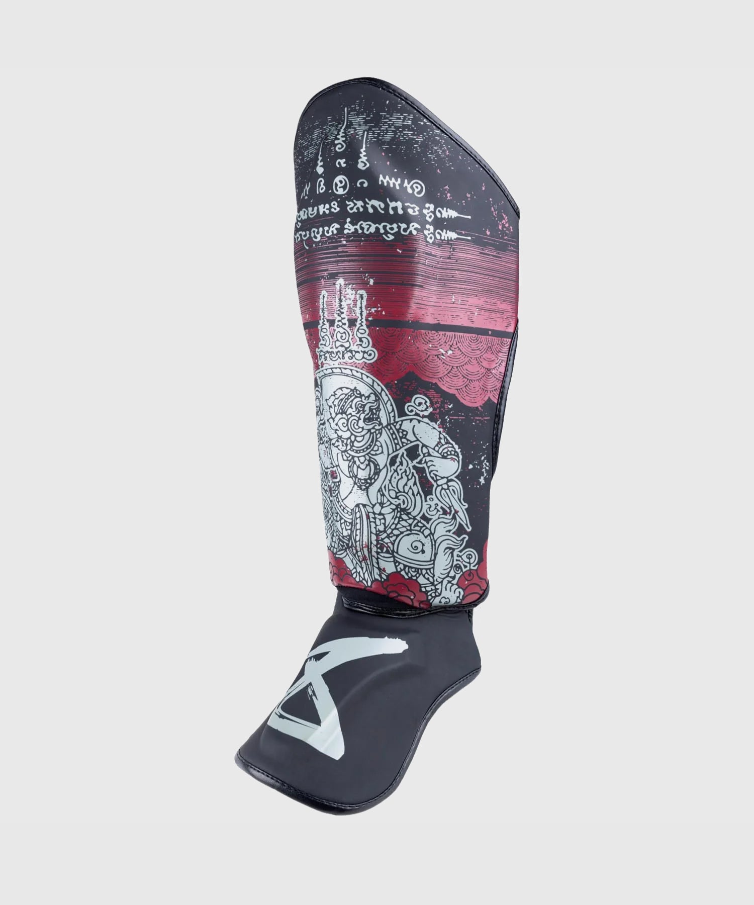 Protège-Tibias 8 Weapons Hanuman Yant - Noir/Rouge – Dragon Bleu