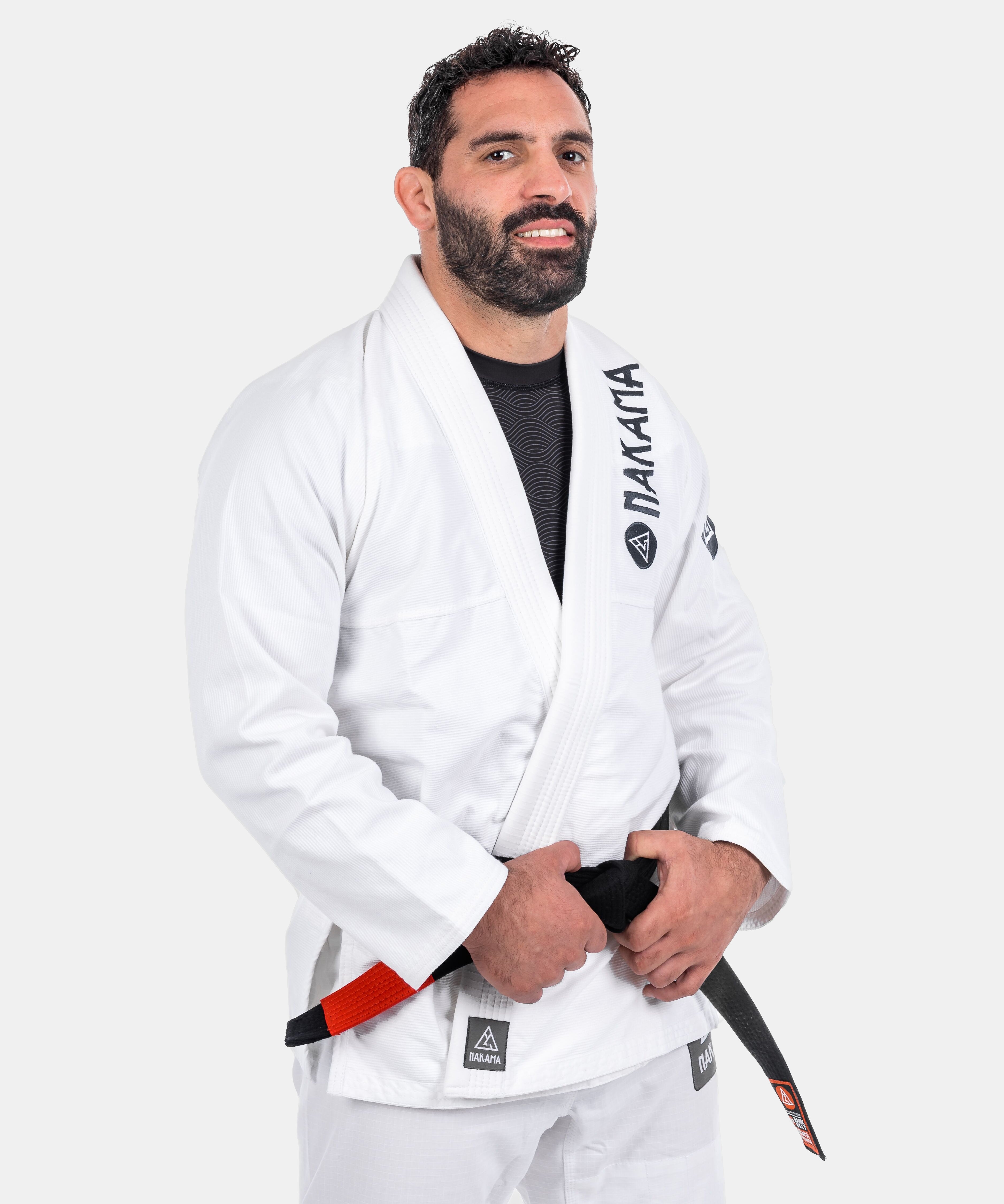 Nakama Massaki BJJ Gi – White – Dragon Bleu