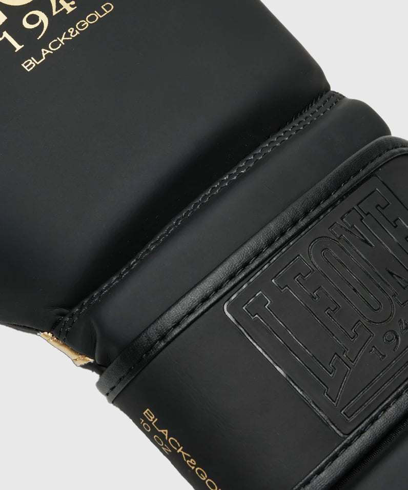 Gants De Boxe Leone Idol - Noir/Or – Dragon Bleu